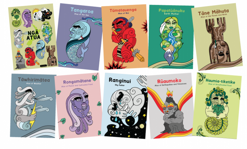 Atua Māori Poster Pack - 10 x A3 Posters – Kura Rēhia