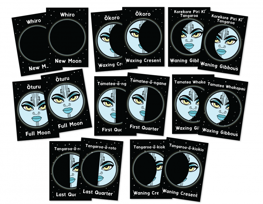 Phases of the Moon – Memory Game – Kura Rēhia